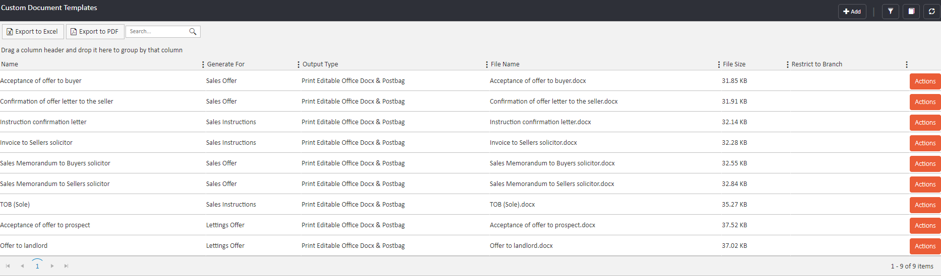 Creating a Custom Document Template – AgentOS.com