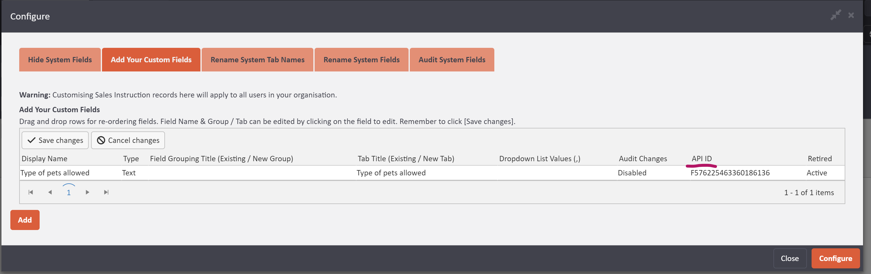 Custom Fields & Documentation Tags – AgentOS.com